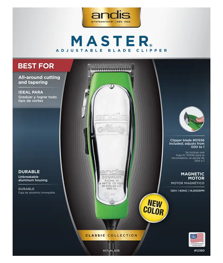 Master Adj Blade Clipper Lime