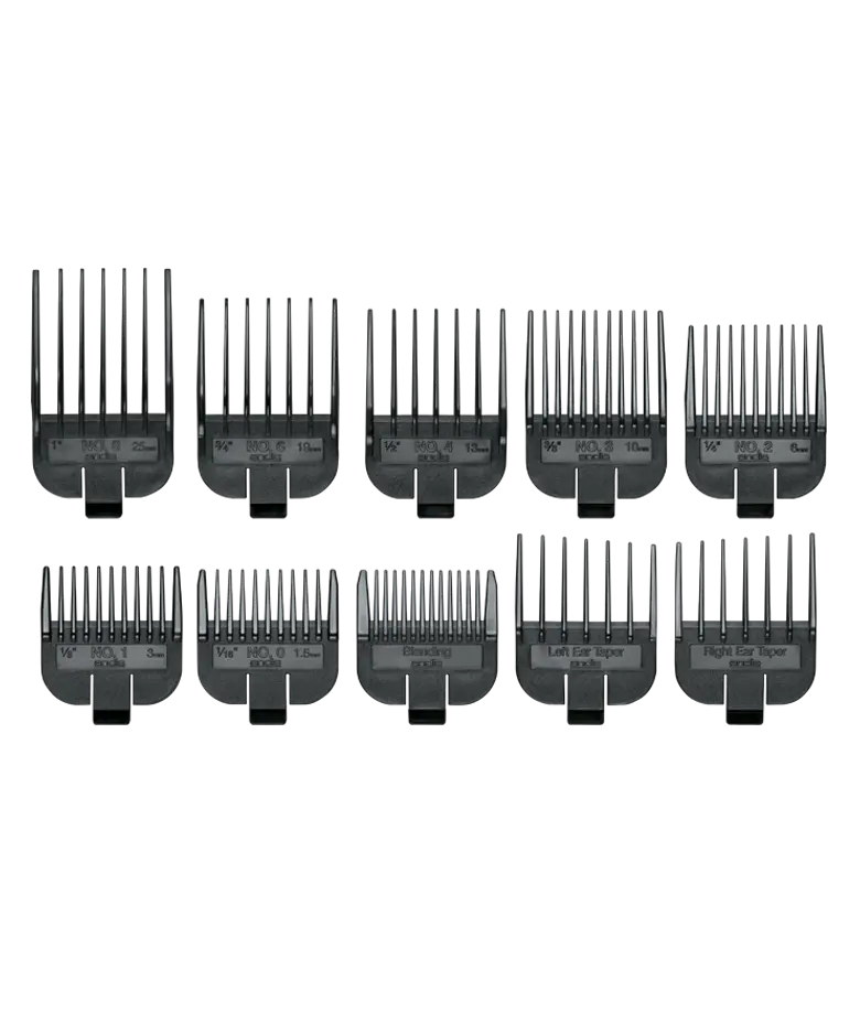 Snap On Blade Attachment Combs 10 Comb Set