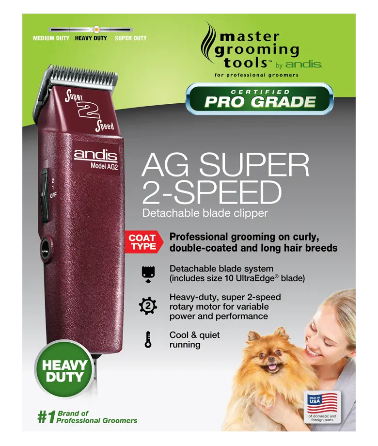 Super AG2 2 Speed Detach Blade Clipper