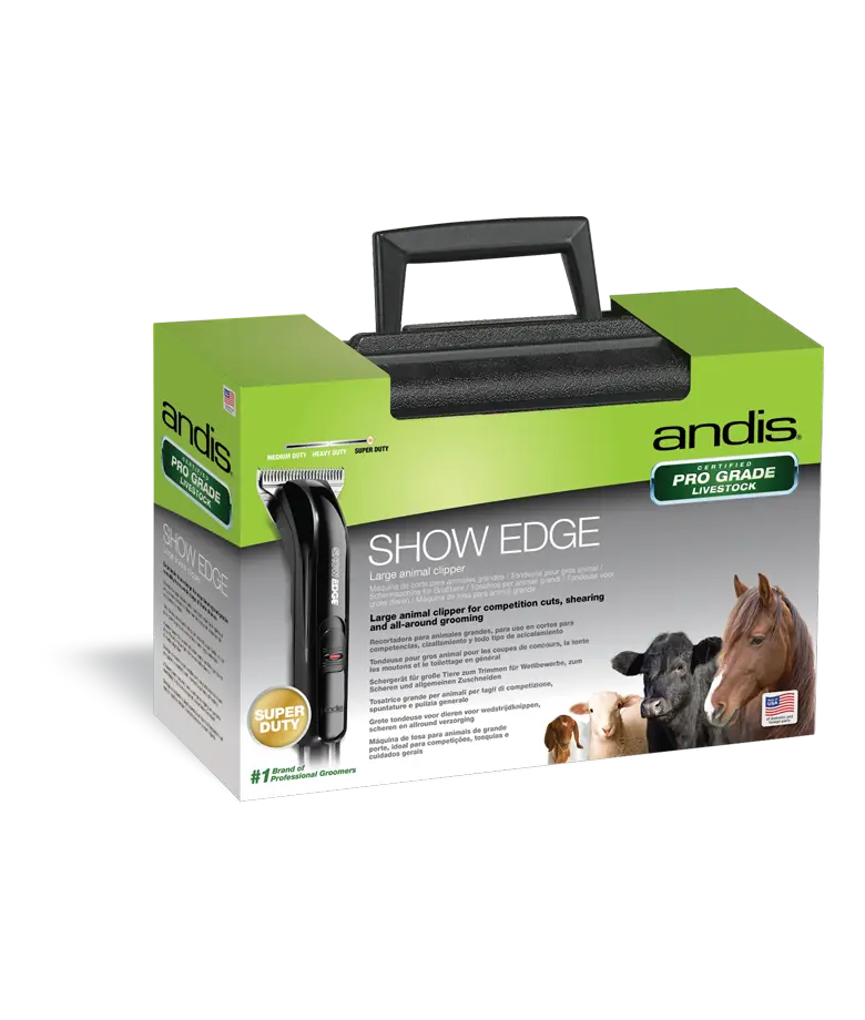 Show Edge Detach Blade Equine Livestock Clipper