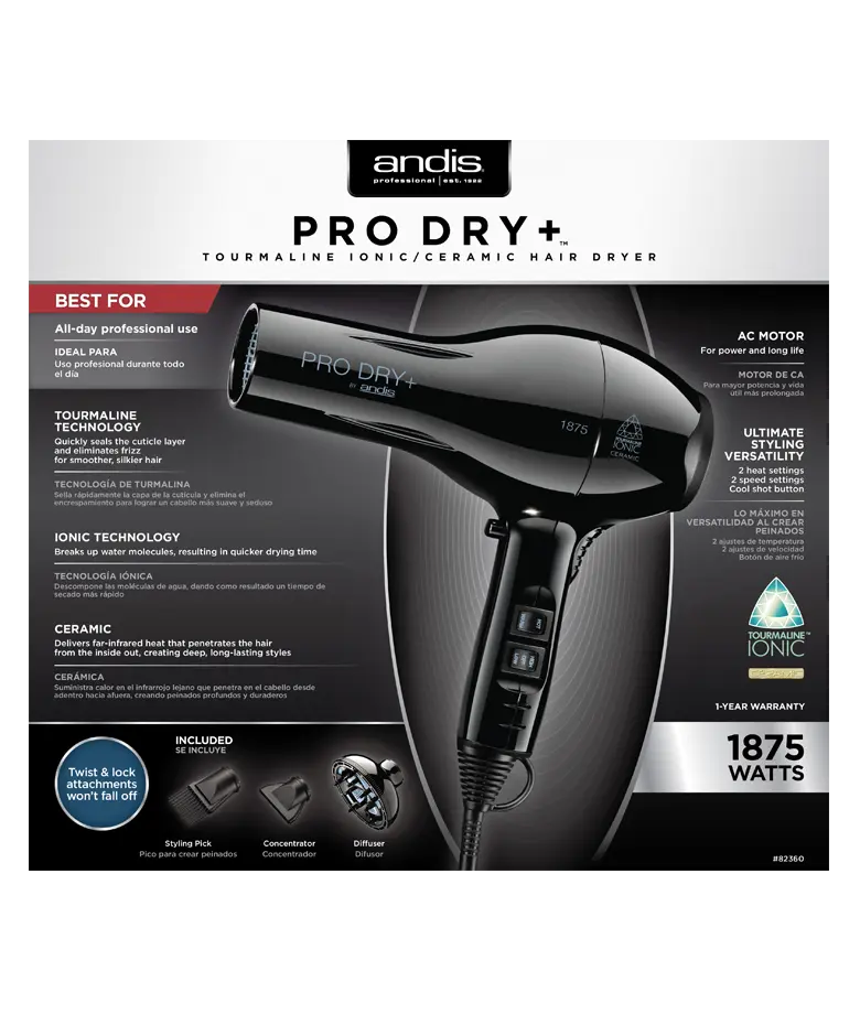 Pro Dry Tourmaline Ionic Ceramic Dryer